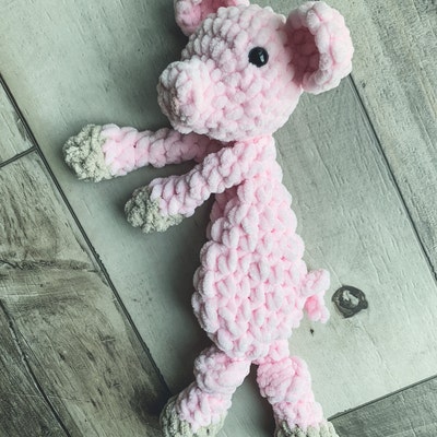 MINI Pia Pig Knotted Lovey Crochet Pig PATTERN - Etsy