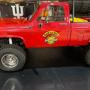 1/10 Scale RC Car / Truck Scale Garage Sign Vinyl Decal Set 43 Piece ...