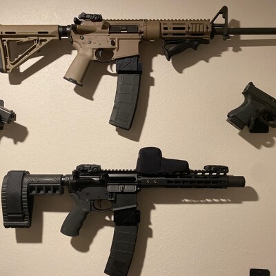 Ar15 Wall Mount display - Etsy