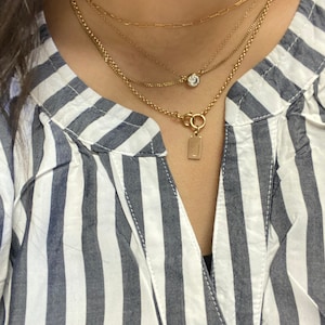 All Seeing Eye Necklace / Gold Eye in a Triangle Pendant on a | Etsy