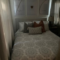Couple Name Initials Print, Master Bedroom Above Bed Art Couple Bedroom ...