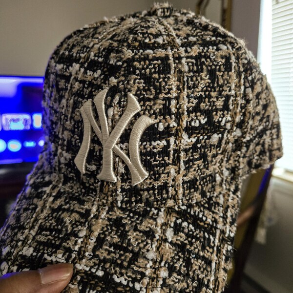 Thick Fuzzy New York NY Yankees Adjustable Hat - Etsy