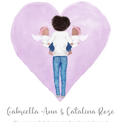 Baby Loss Print Digital Download Mom and Baby Angel Baby - Etsy