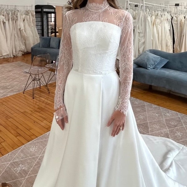 Amelia Detachable Train Bow, Detachable Wedding Train, Wedding Train ...