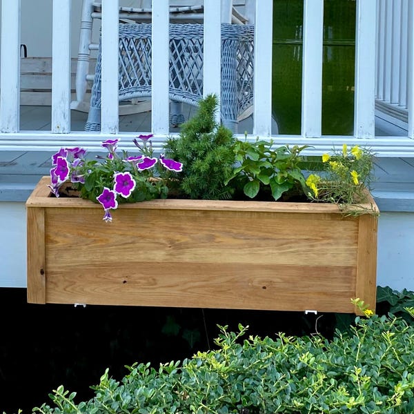 Adjustable Planter Box Brackets for Window Boxes – Heavy Duty Wall ...