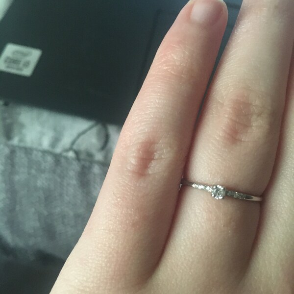 925 Sterling Silver Delicate Promise Ring for Her, Dainty & Simple ...