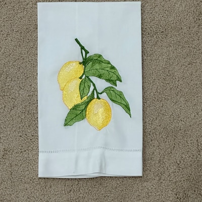 Lemon Tree Embroidery Design. Lemon Pattern. Lemon Embroidery Design ...
