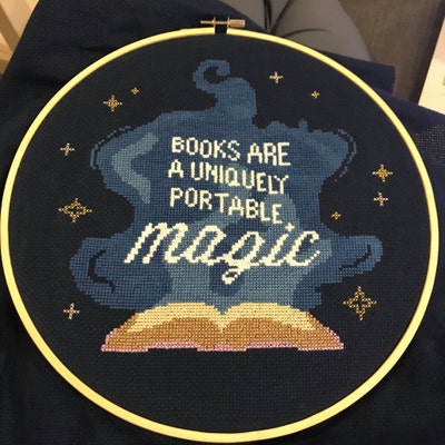 Library Cross Stitch Pattern, Full-colour PDF, Instant Download ...