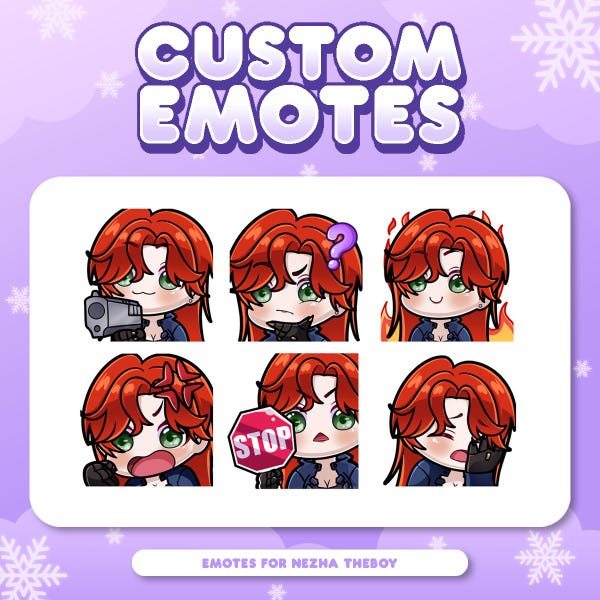 Custom Twitch Emotes Animated Emotes Twitch Emote for Streamer YCH ...