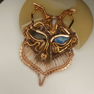 WOLF Head ADVANCED Level Wire Wrapping TUTORIAL, Diy Wire Wrap Animal ...