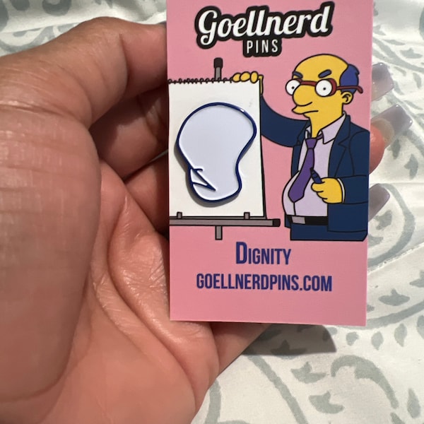 Simpsons Dignity Pin - Etsy