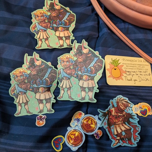 Hades Game Chibi Stickers I Holo Sparkle I Glossy I Waterproof I ...