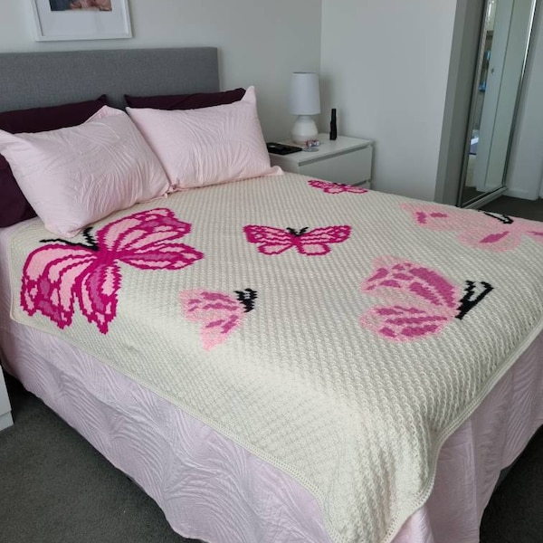 Realistic Deer Graph Crochet Pattern Tapestry or Tunisian Crochet, Sc ...