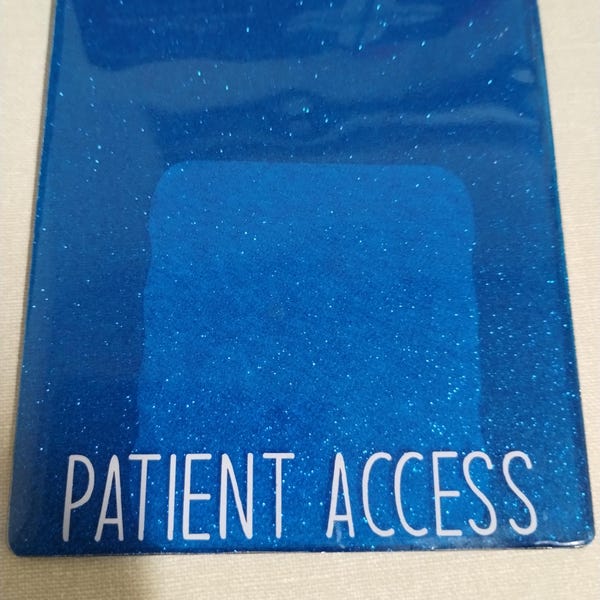 Custom Badge Buddy Blue Butterfly Badge Buddy Butterfly Badge Buddy ...