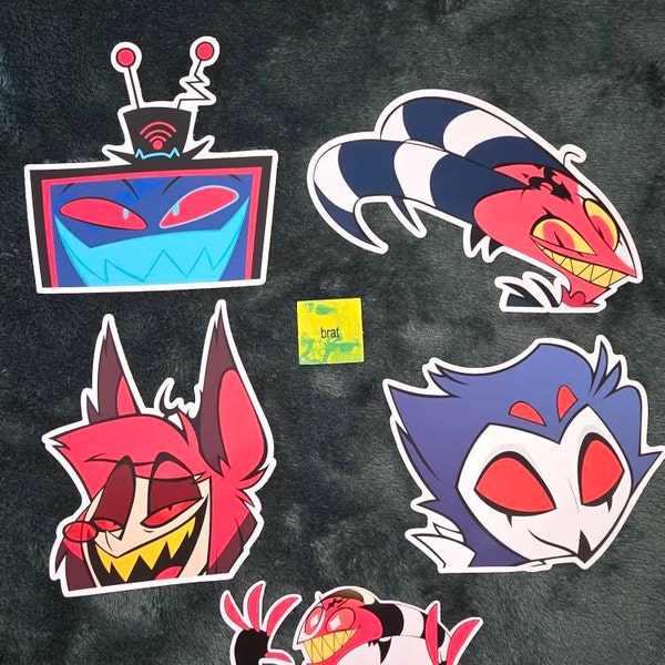 Front Facing Allan Smiling Friends Sticker Waterproof Adult Swim Decal ...