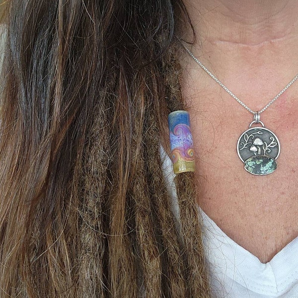 FRISKEY Handmade Lampwork Glass Beads & Jewelry, Enameled Copper Solar ...