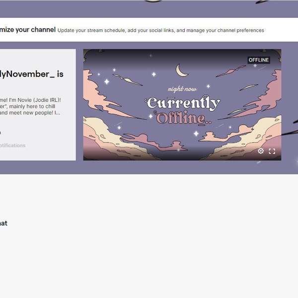 Cloud Scape Animated Stream Overlay for Twitch, Youtube/aesthetic Theme ...