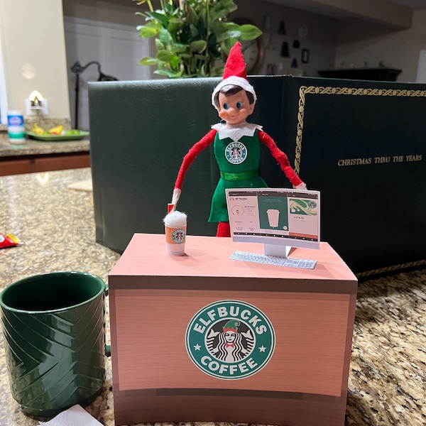 Mcelves Fast Food Display, Elf Props, Costume for Elf Dolls, Elf ...