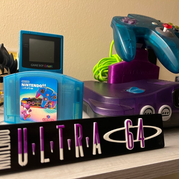 Nintendo Ultra 64 3D Shelf Display/fridge Magnet - Retro Video Games ...