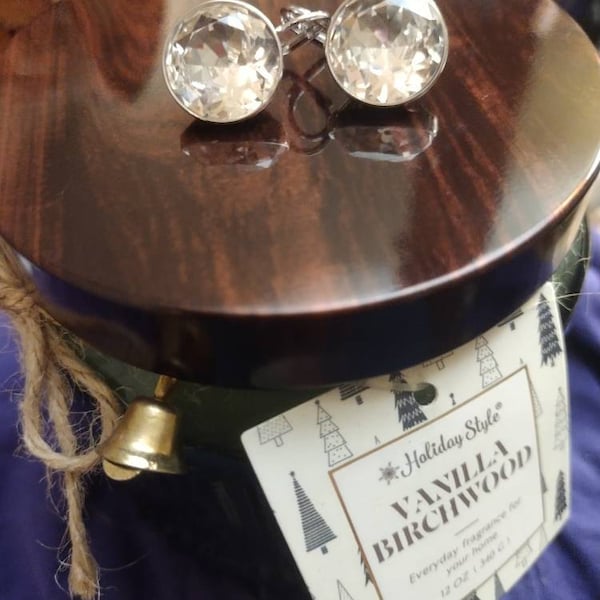 Large Bella Gold-plated Crysta Golden Sadow Pierced Crystal Earrings ...