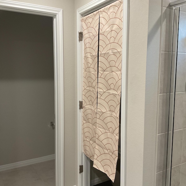 Japanese Shoji Screen Noren Door Curtain With Velcro/grommet/sleeve ...