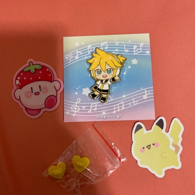Virtual Vocalist Len Hard Enamel Pin - Etsy