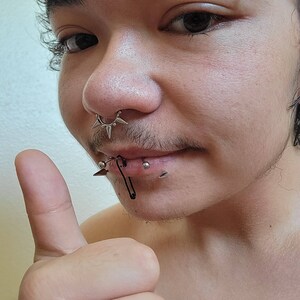 Safety Pin Nose Ring Youre Safe With Me Kindness Pin Safe Place Pin Safety Pin Earring Handmade Safety Pin Colored Safety Pin Etsy
