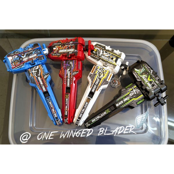 Beyblade X Retro Bit Beast Stickers - Etsy