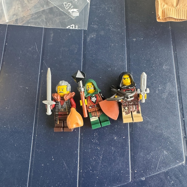 LEGO® Wikinger Minifiguren Moc - verschiedene Seefahrer und Freibeuter ...