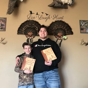 Personalized Hunting Memories Photo Album, Hunting Gift, Deer, Turkey ...