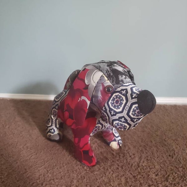 Dog Made From Ties. Memory Dog. Dog Made From Loved One’s Clothing. in ...