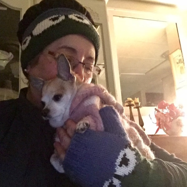 Blue Handknit Shawl, Knitted Triangle Shaped Wrap, Hand Knit Machine ...