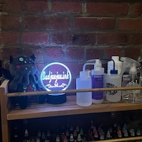 Laser Engraved LED Light up Display/sign, Custom Night Light, Desk Lamp ...