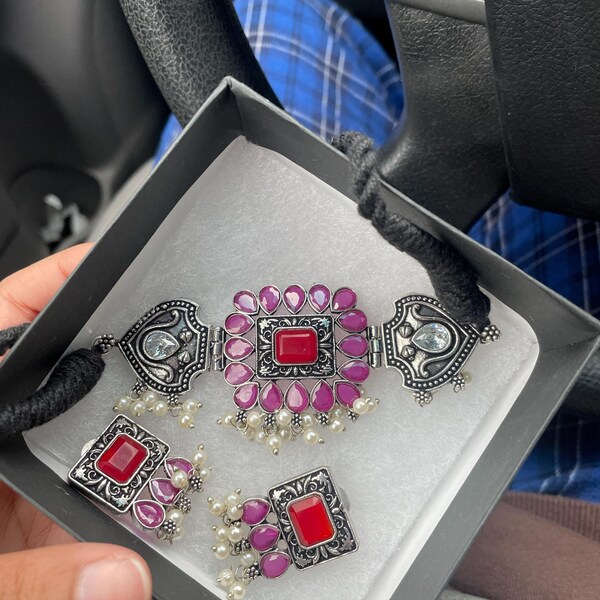 Dull Gold Kundan Kada/ruby Red Openable Kada Bangle/indian Wedding ...