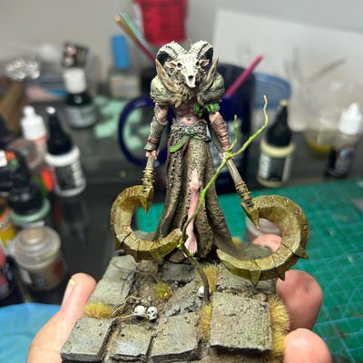 Elf Dragon Knight / Tabletop Model / Wargaming Miniature the Beholder ...