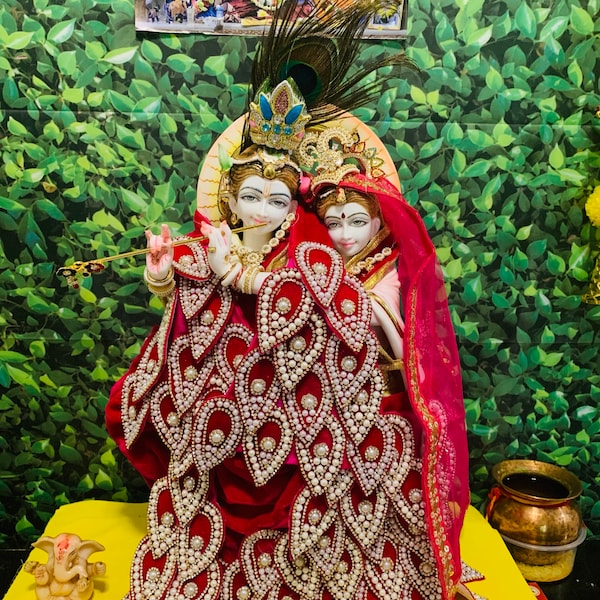 Radha Krishna Jodi Dress - Etsy