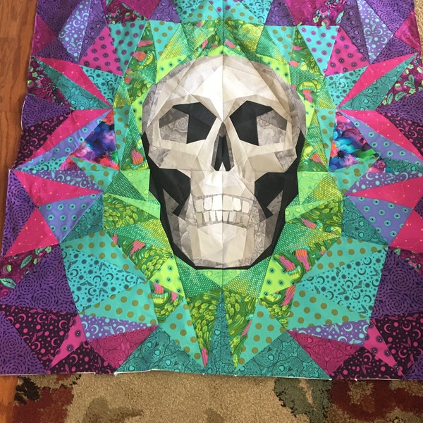 Fractured Skull 10 Block FPP Pattern - Etsy