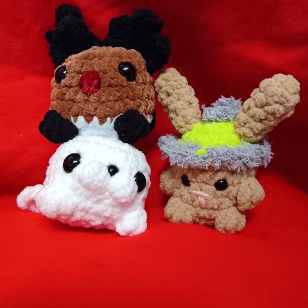 Little Critters No Sew Burrow Buddies Crochet Pattern 7 Pack toad ...