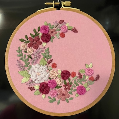 Rainbow Array PDF Pattern Embroidery Digital Download Flower - Etsy