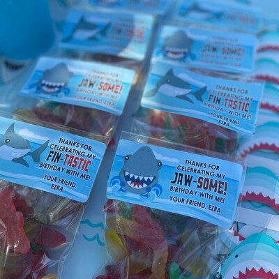 Shark Birthday Party, Shark Party Favors, Shark Party, Swimming Party ...