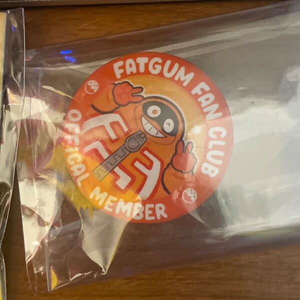 Fat Fan Club Badge - Etsy