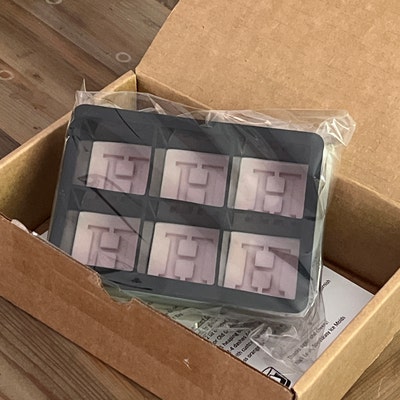 Custom Ice Mold, Letter Ice Cubes, Monogram Ice Mold, Personalized ...