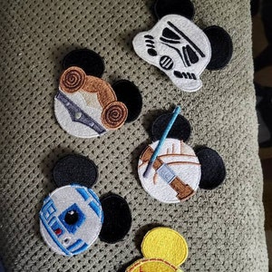 Mouse Star Wars Head Starwars Embroidery Design Set Stitch Fill Machine ...