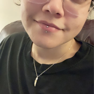 Custom Puppy/ Kitten Tooth Necklace // Pet Memorial Necklace // Dog ...