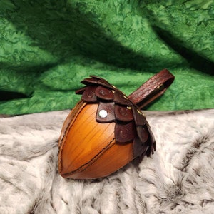 Digital Leather Acorn Bag PATTERN Nature Set - Etsy