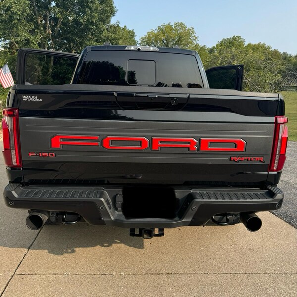 Tufskinz | F-150 Tailgate Emblem Overlays - Fits 2021-2026 F-150 Raptor ...