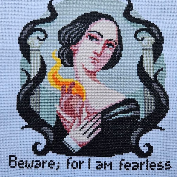 Cross Stitch Pattern Twin Peaks David Lynch - Lady Log Portrait -ready ...