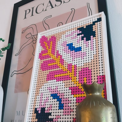 Vintage Abstract Geometric Screenprint 80s Op Art Serigraph Signed - Etsy