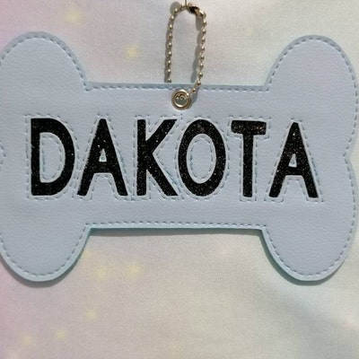 Vegan Leather Fursuit Collar Name Tag Furry Name Tag Con - Etsy