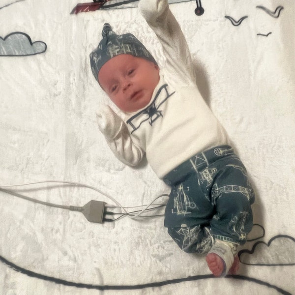 Newborn Coming Home/vintage Aircraft/baby Airplane/newborn Outfit/baby ...